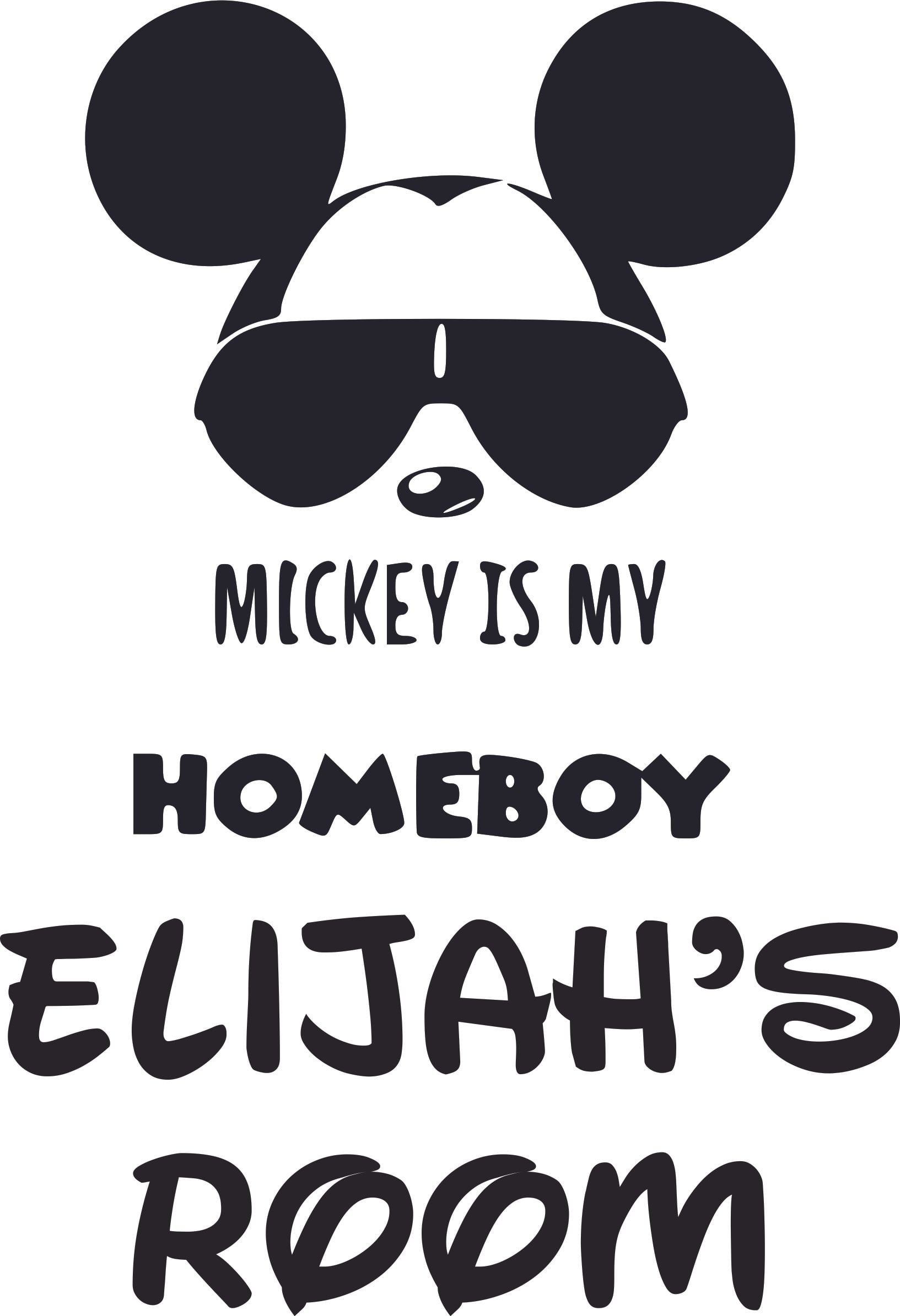 Is My Homeboy Wall Art Design Customized Name Wall Decal - Custom Vinyl ...