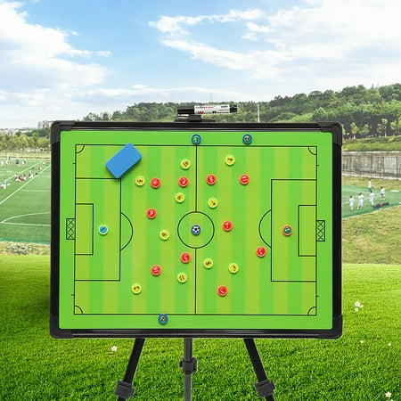 Portable Large Magnetic Football Coaching Board Soccer Training Tactics ...