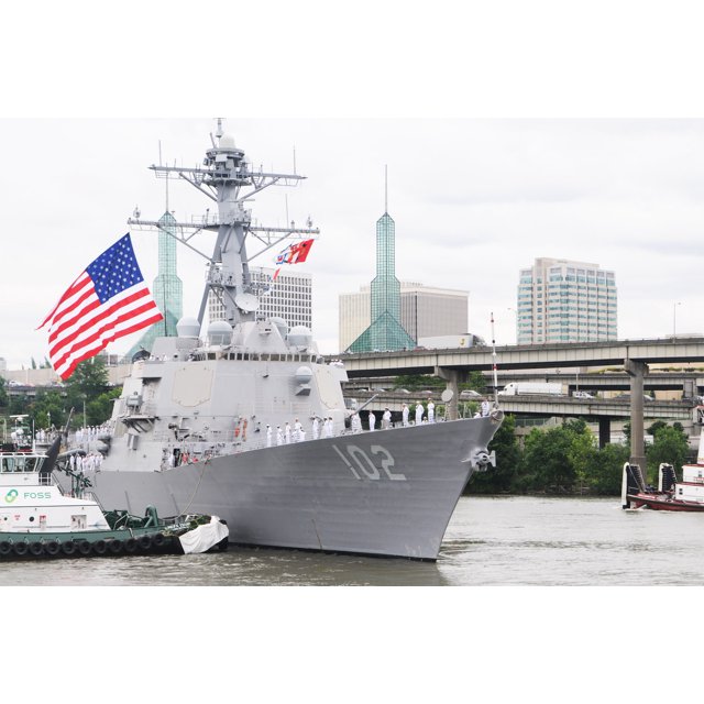 24x36 gallery poster, USS Sampson (DDG-102) Portland Fleet Week ...