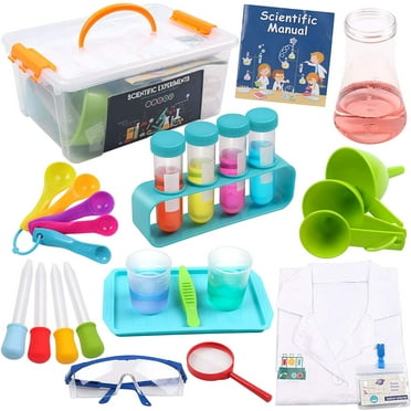 Dr. STEM Toys - Children's First Chemistry Lab Set - 28 Pcs with ...