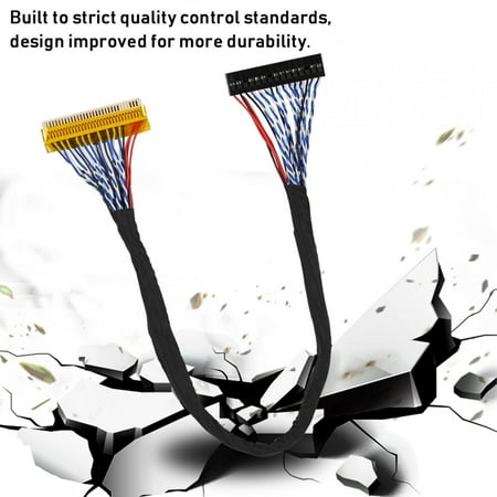 LCD Screen LVDS Cable 8 Bit Support 1280x1024 Fpr 17 19inch TFT Panel ...