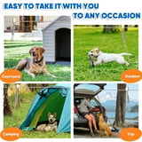 Dog Tie Out Runner for Yard, Trolley System for Large Dogs with 10ft ...