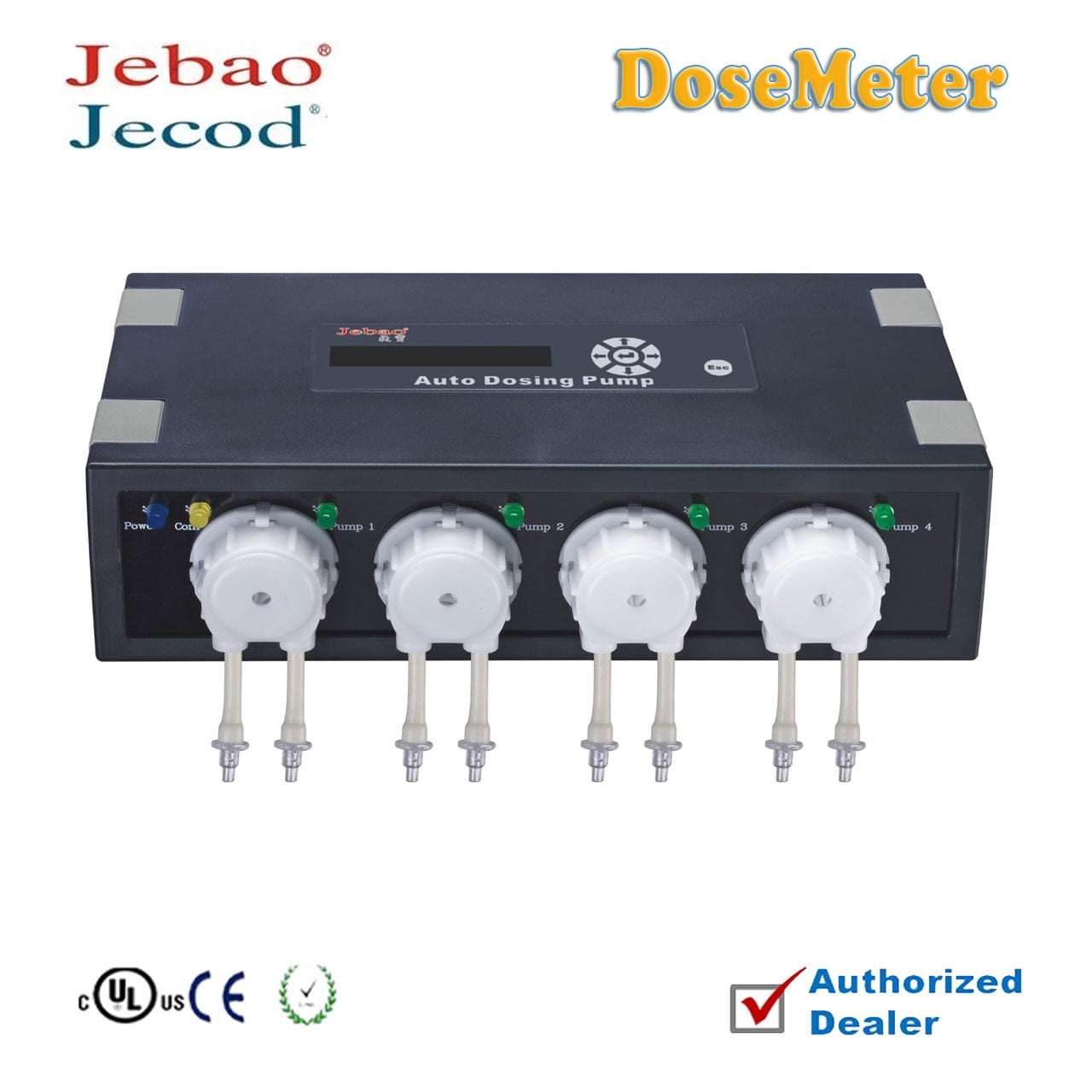 Jebao/Jecod DP-4 DP4 4-Channel Auto Dosing Pump Automatic Doser for ...