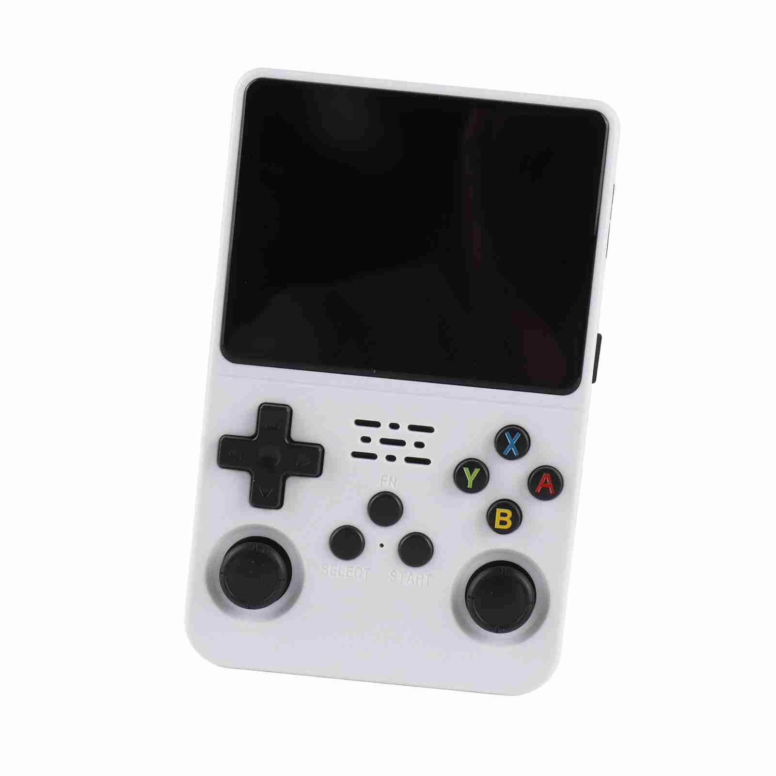 Consola De Juegos Retro Portátil Blanca Linux, Pantalla IPS De 3,5 ...