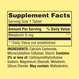 Spring Valley Melatonin Tablets Dietary Supplement, 5 mg, 120 Count ...