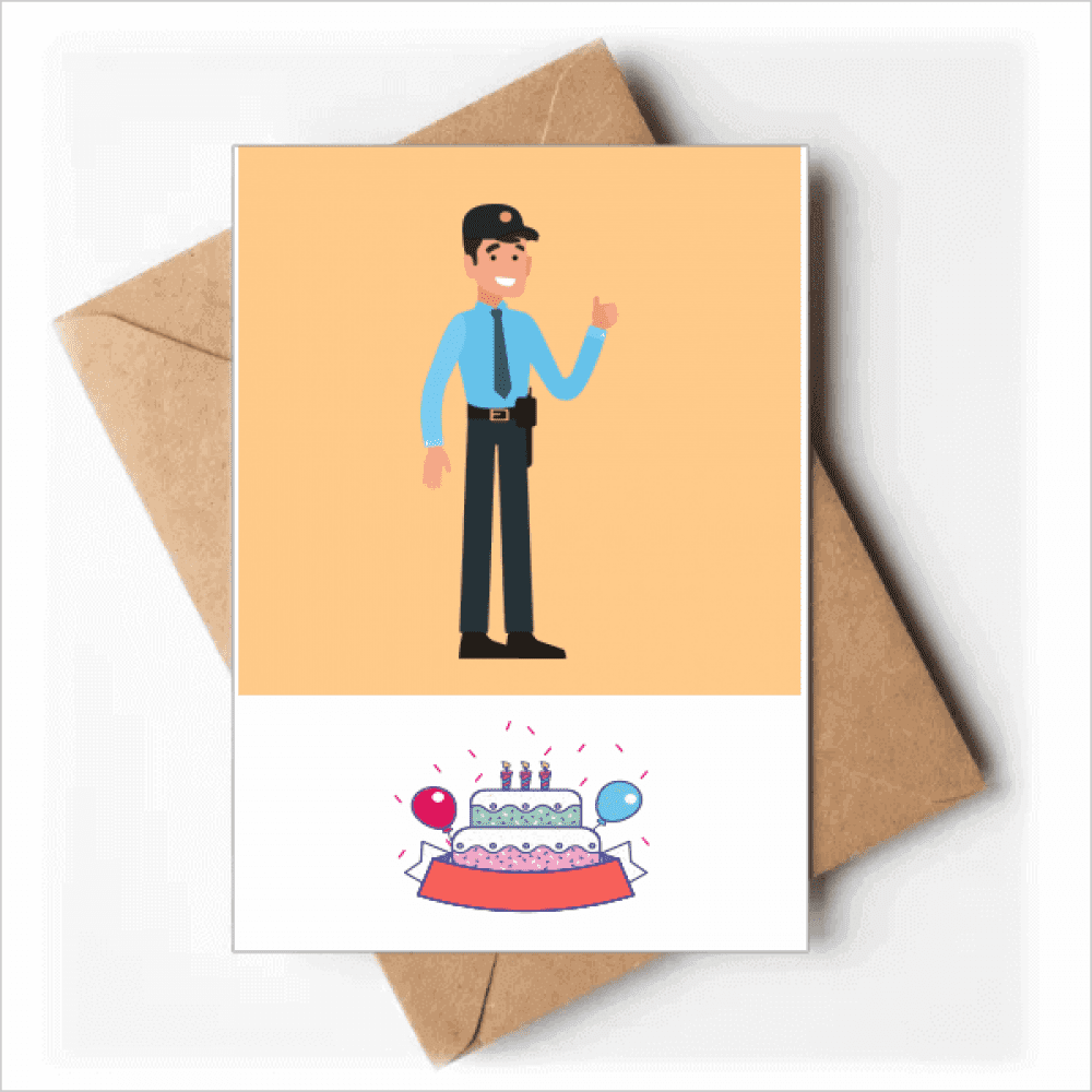 Community Security Professional Logistics Happy Birthday Greeting Cards ...