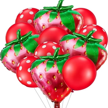 10pcs Berry 3rd FEV6 Birthday Party Decorations Berry Birthday Balloon ...