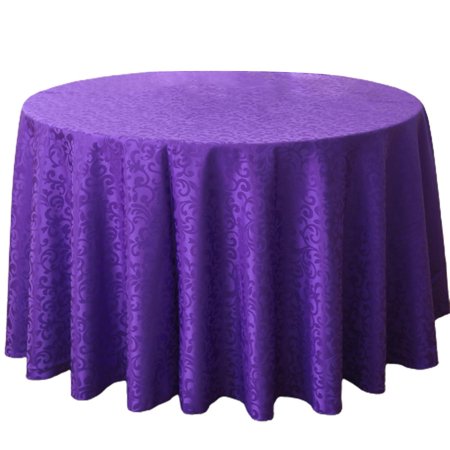 Tableclot Macine Waable Neat Edge Round Pillproof Polyeter Fabric Table ...
