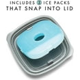 Fit & Fresh Stak Pak Portion Control 4Ct Containers with Ice Packs ...