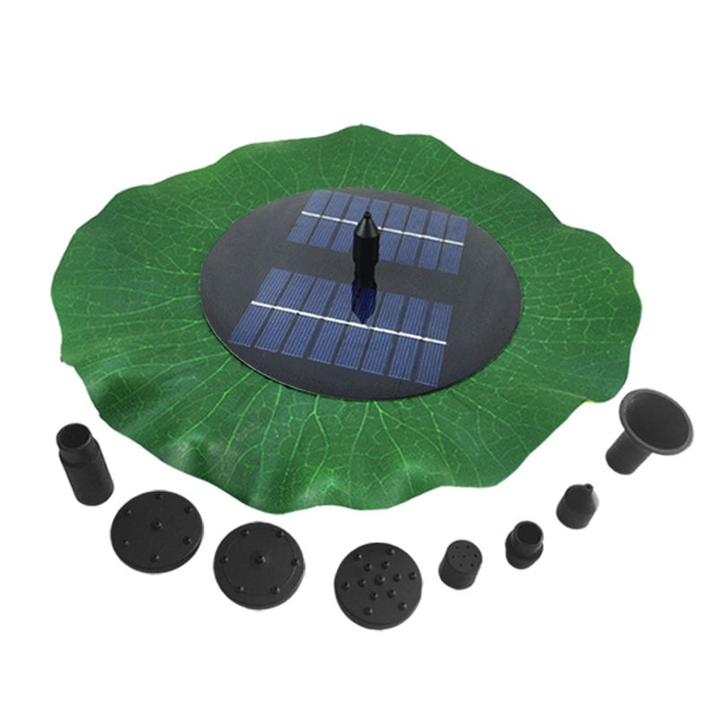 Solar fountain Pump, 1.4W Circle/Square Garden Solar Water Pump Solar ...