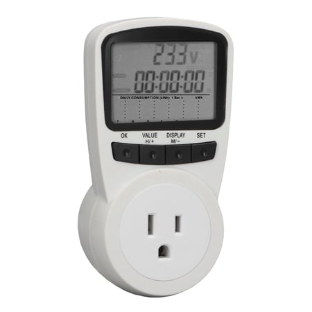 Electricity Usage Monitor,120V Power Metering Socket Electricity ...