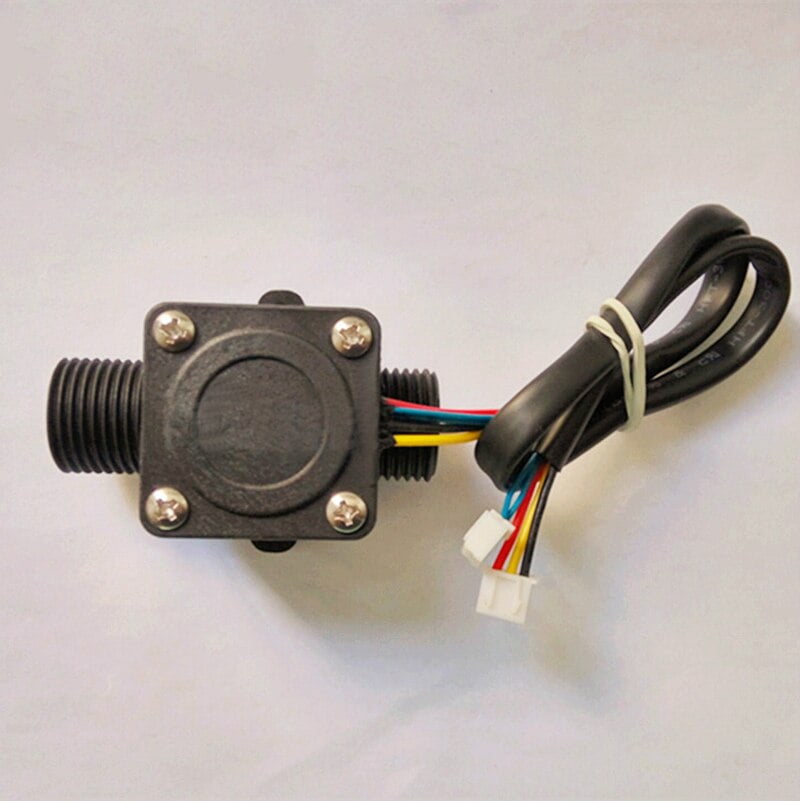 G1/2 inch Hall Effect DN15 Plastic water flow sensor Turbine flow meter ...