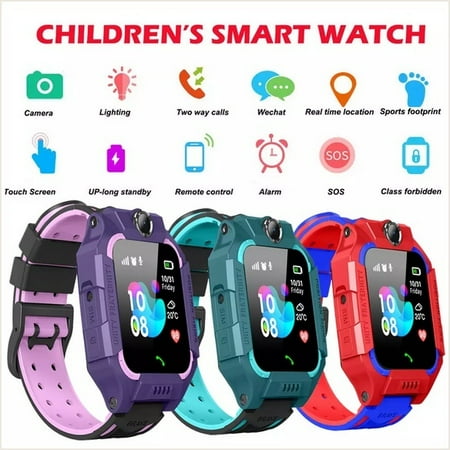 Kids Smart Watch Phone Call Alarm Step counter Camera Child LBS ...