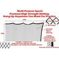 10ft x 10ft Sports Practice Netting Golf Hitting Net Strong 150 LB ...