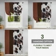 Animals Texture Tie Up Curtains for Window, Thermal Insulated Balloon ...
