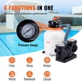 Commercial Grade Sand Filter Pump - 6 Function Multi-Port Valve ...