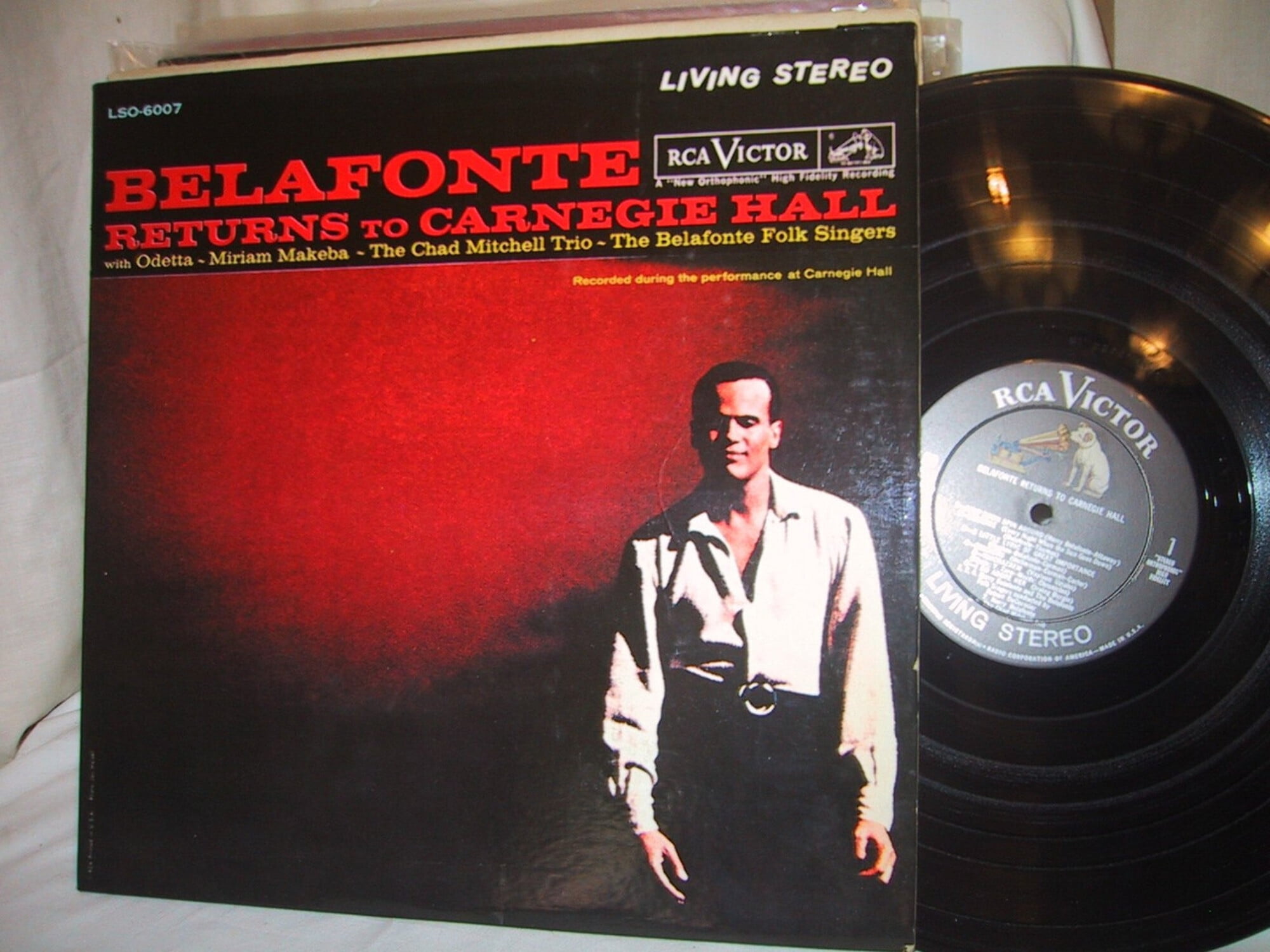 Harry Belafonte-Returns to Carnegie Hall 1960 Original 2LP STEREO R.I.P. - Walmart.com