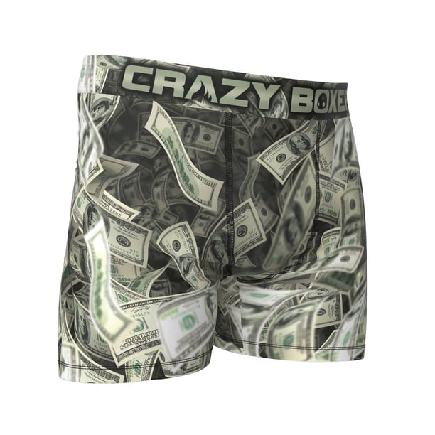 Miscellaneous - Crazy Boxer Cash Money Print Boxer Briefs-Large ...