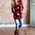 FOCUSNORM Women's Flannel Plaid Long Sleeve Blouse Jacket Tops ... FOCUSNORM Women's Flannel Plaid Long Sleeve Blouse Jacket Tops ...
