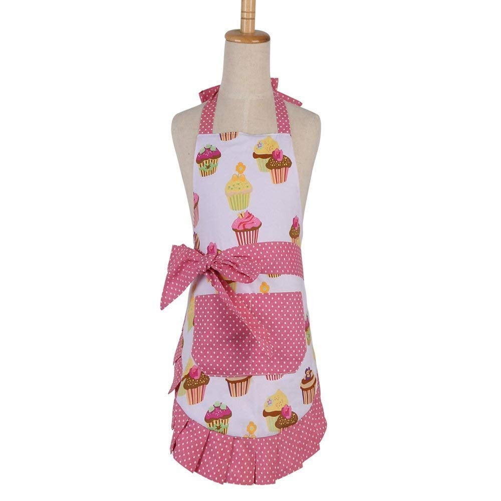 Novo Cotton Apron for Women with Pockets Adjustable Garden Cooking ...