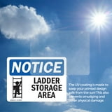 (2 Pack) Ladder Storage Area Sign - Walmart.com