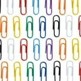 JAM Paper Standard Paper Clips, Assorted Colors, Small 1 inch, 25/Pack ...