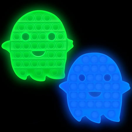 2 Pack Halloween Pop Bubbles Sensory Toys, Halloween Ghost Bubble ...