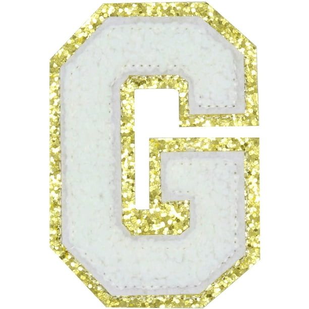English Letter G Iron On Repair Patches Alphabet Sewing Appliques ...