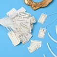 100pcs Paper Jewelry Price Tag Writable Price Tag Rectangle with Word ...
