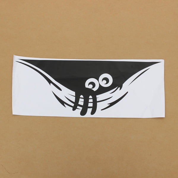 Funny Black Peeking Monster Vinyl Car Auto Graphic Decals Wall Window ...