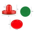 Ekit Air Hockey Pushers and Pucks Set, 2-pack Goalies, 4-pack Felt ...
