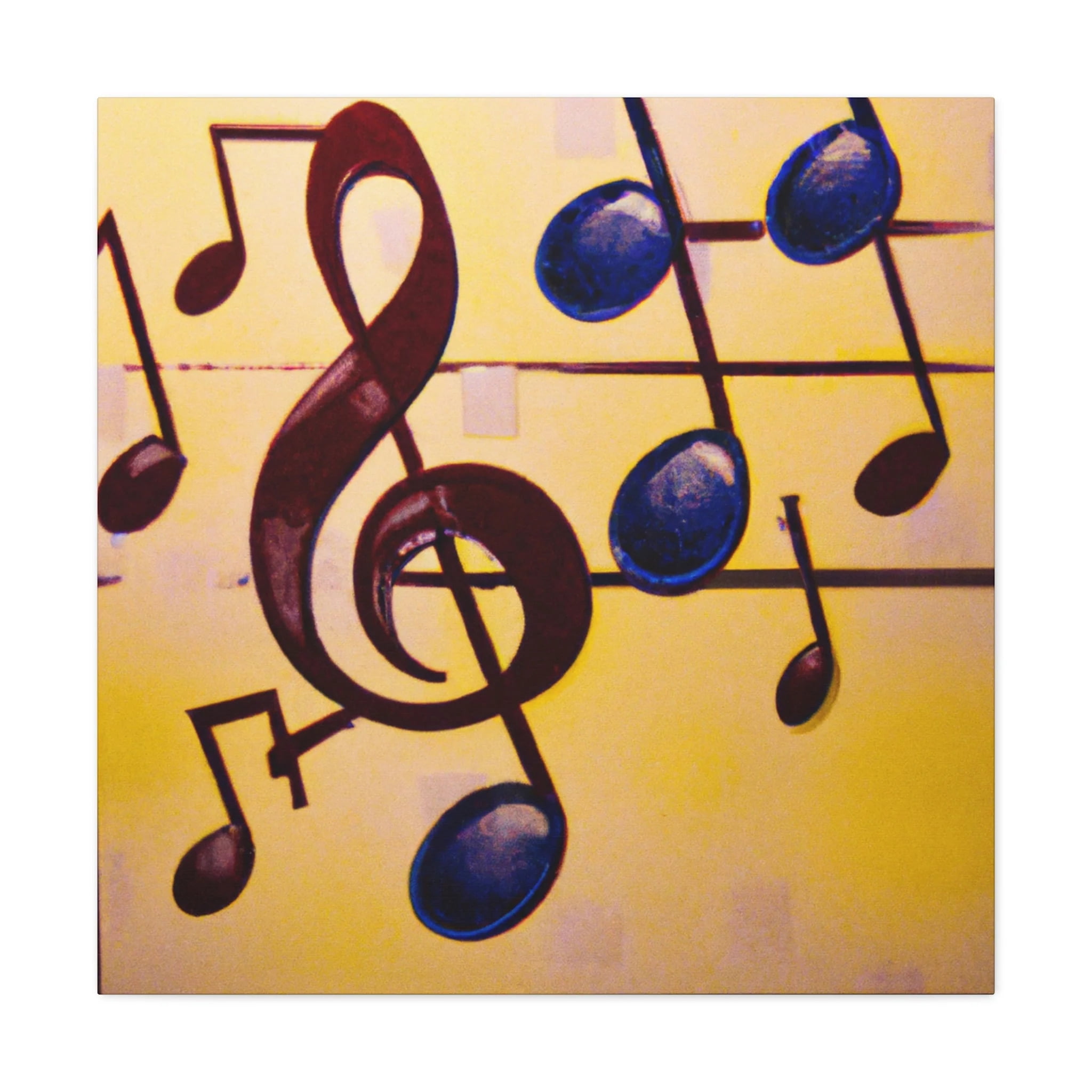Music Notes Symphony - Canvas - Walmart.com