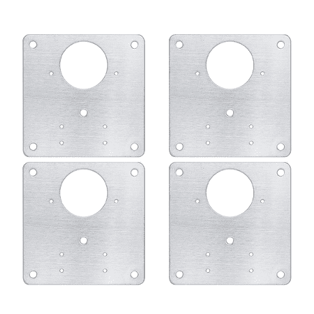 Xizioo 4 Cabinet Hinge Repair Plates, Kitchen Cabinet Door Repair ...