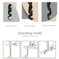 Hinzonek 9mm Professional Curling Iron - Ceramic Tourmaline Wand for All Hair Types - Walmart.com