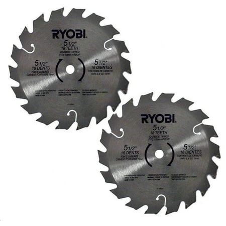 Ryobi RY6202 2 Pack of OEM Replacement 5 1/2" Circular Saw Blades ...