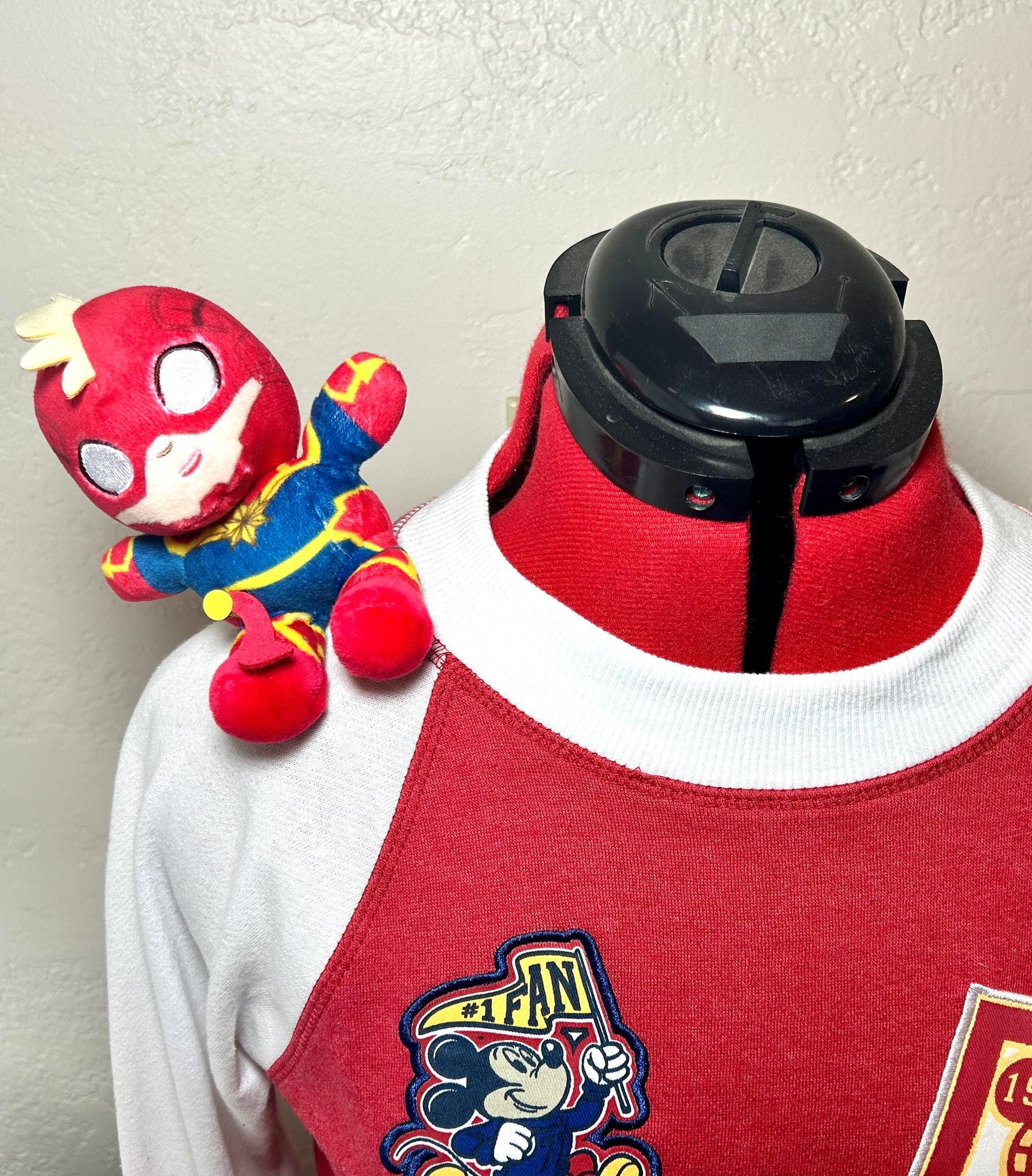 Disney Captain Marvel Custom Magnetic Shoulder Pal Plush Theme Park ...