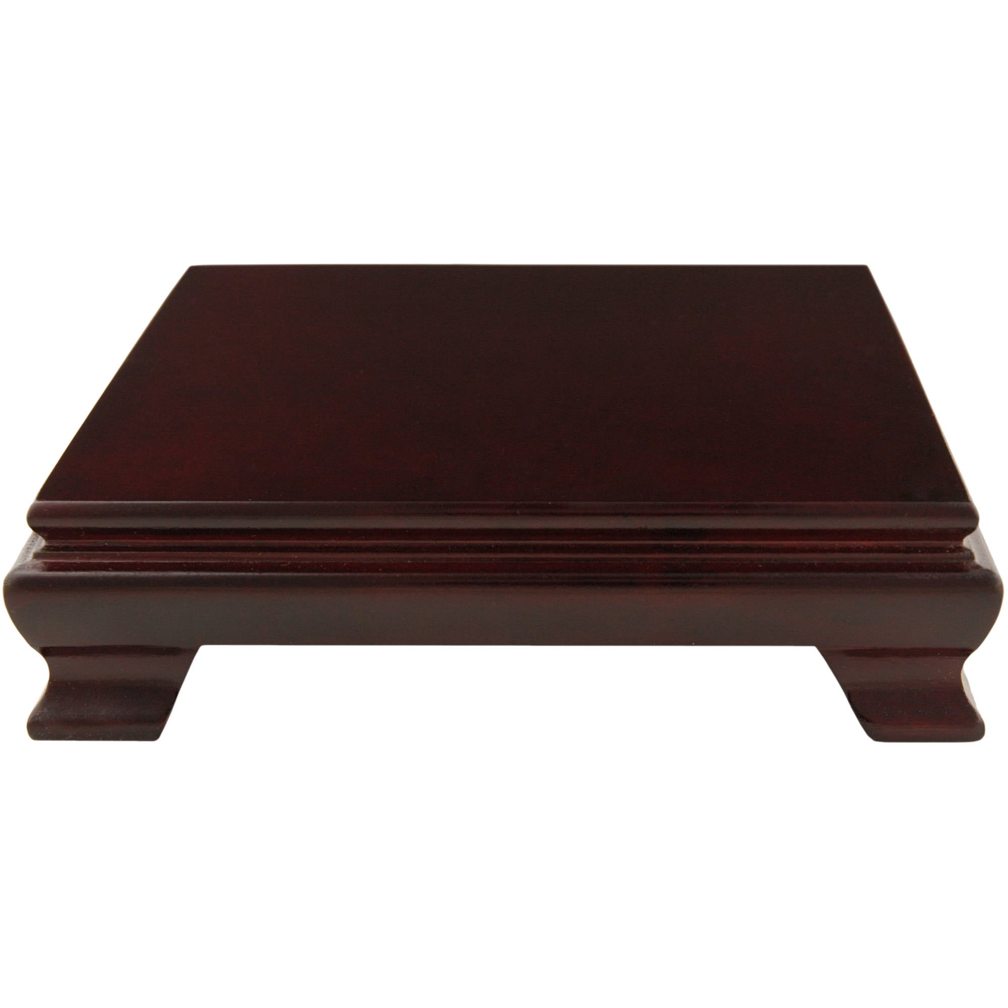 Oriental Furniture Rosewood Scroll Stand, 7 inch - Walmart.com