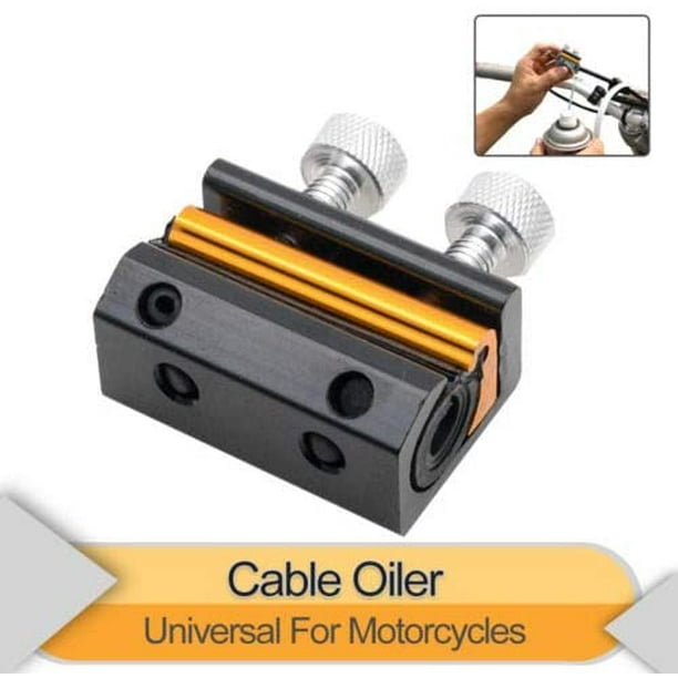 TOTMOX Dual Cable Oiler Lubricator Luber Tool Universal Twin-Clamp ...