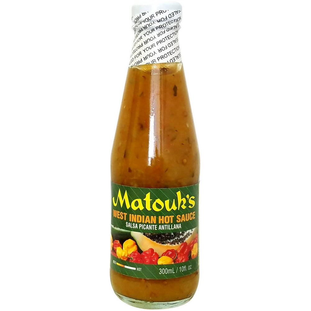 Matouk's West Indian Hot Sauce, 10 fl oz - Walmart.com - Walmart.com