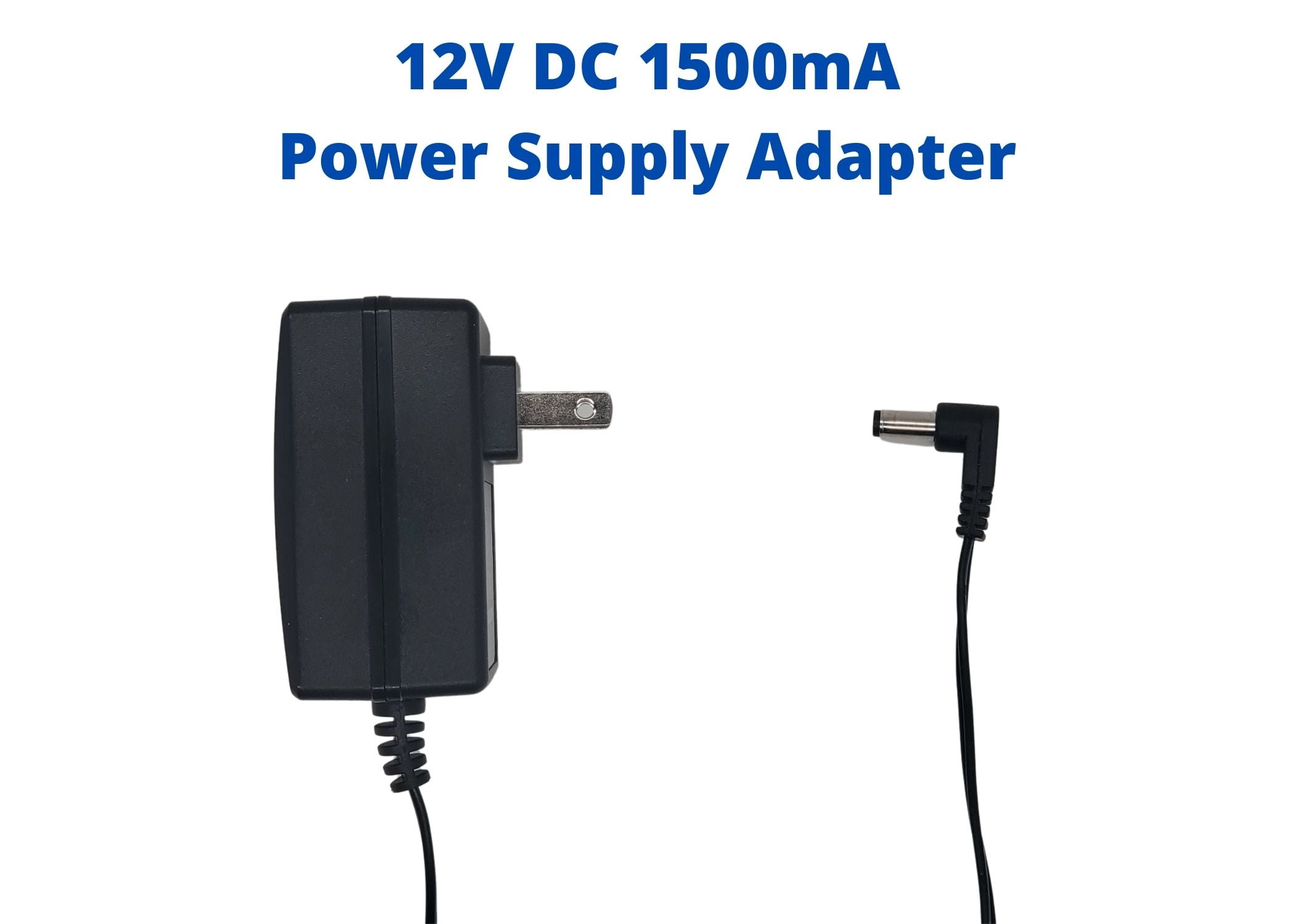 Evertech 12V DC 1500mA Power Supply Adapter 1.5A Wall Charger for 12 ...
