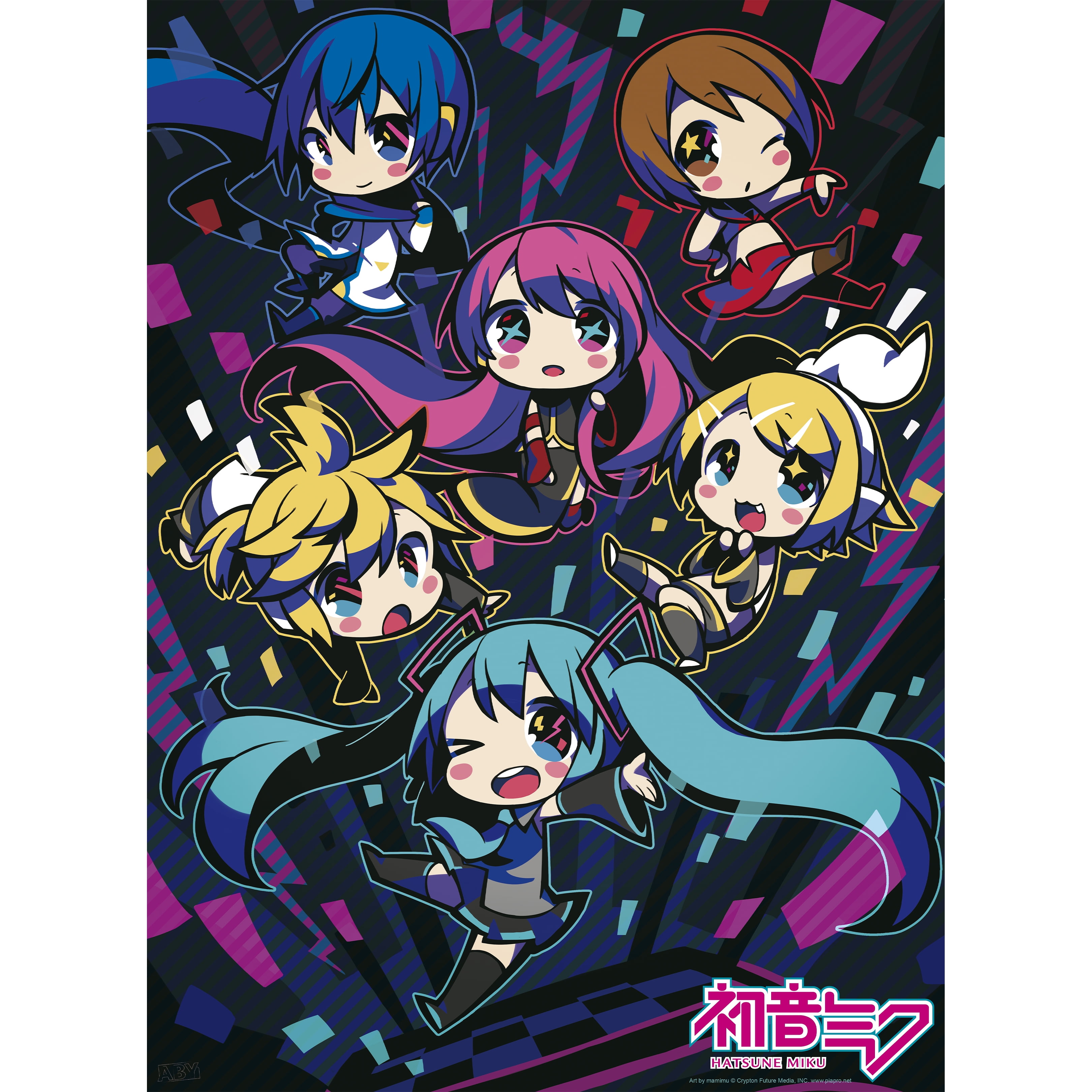 Buy ABYstyle Hatsune Miku - Miku & Friends Chibi Poster, 15x20 Online ...