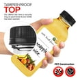 Juice Bottles with Caps, 16 Oz, Reusable Clear Plastic 12 Pack ...
