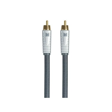 Dual RCA Cable 25' Left and Right Audio - Walmart.com
