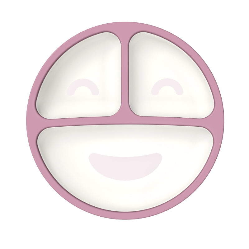 Baby Silicone Dinner Plate Creative Baby Compartment Dinner Plate ...