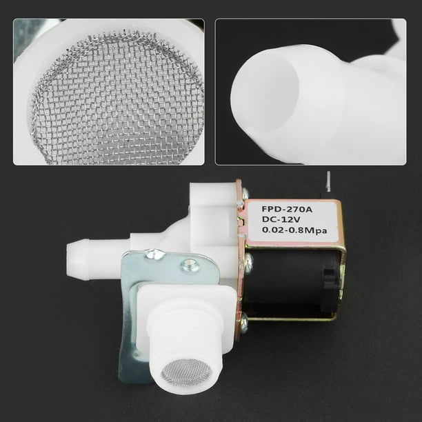 DC 12V Electric Solenoid Valve, DN15 N/C Water Inlet Valve, Stable ...