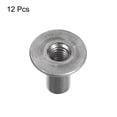 M6 T-nuts, 12 Pack Carbon Steel Tee Nuts, Round Base Weld Nuts 20mm ...