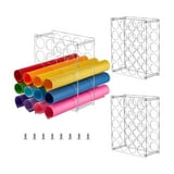 Vinyl Roll Storage Rack Sturdy Acrylic Storage Organizer for Art Craft ...