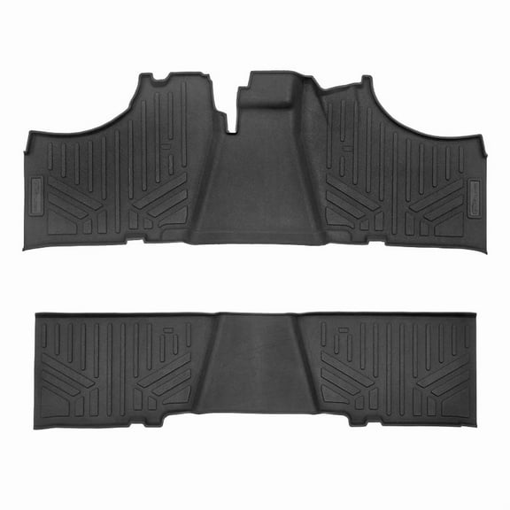 SMARTLINER All Weather Protection Custom Fit 2 Row Rugged Rubber Floor ...