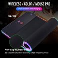 Wireless Charging Mouse Pad,Large Gaming Mouse Pad Mat with Wireless ...