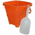 Packable Pails Collapsible Beach Pail, Set of 2, Orange and Yellow ...